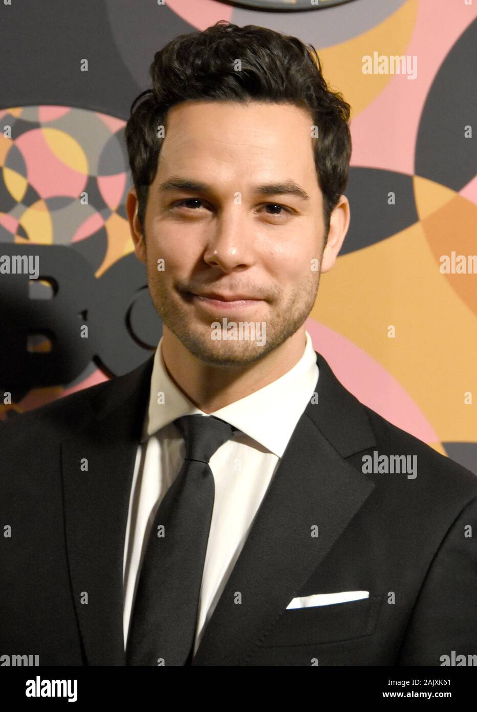 Beverly Hills, California, USA 5th January 2020 Actor Skylar Astin ...