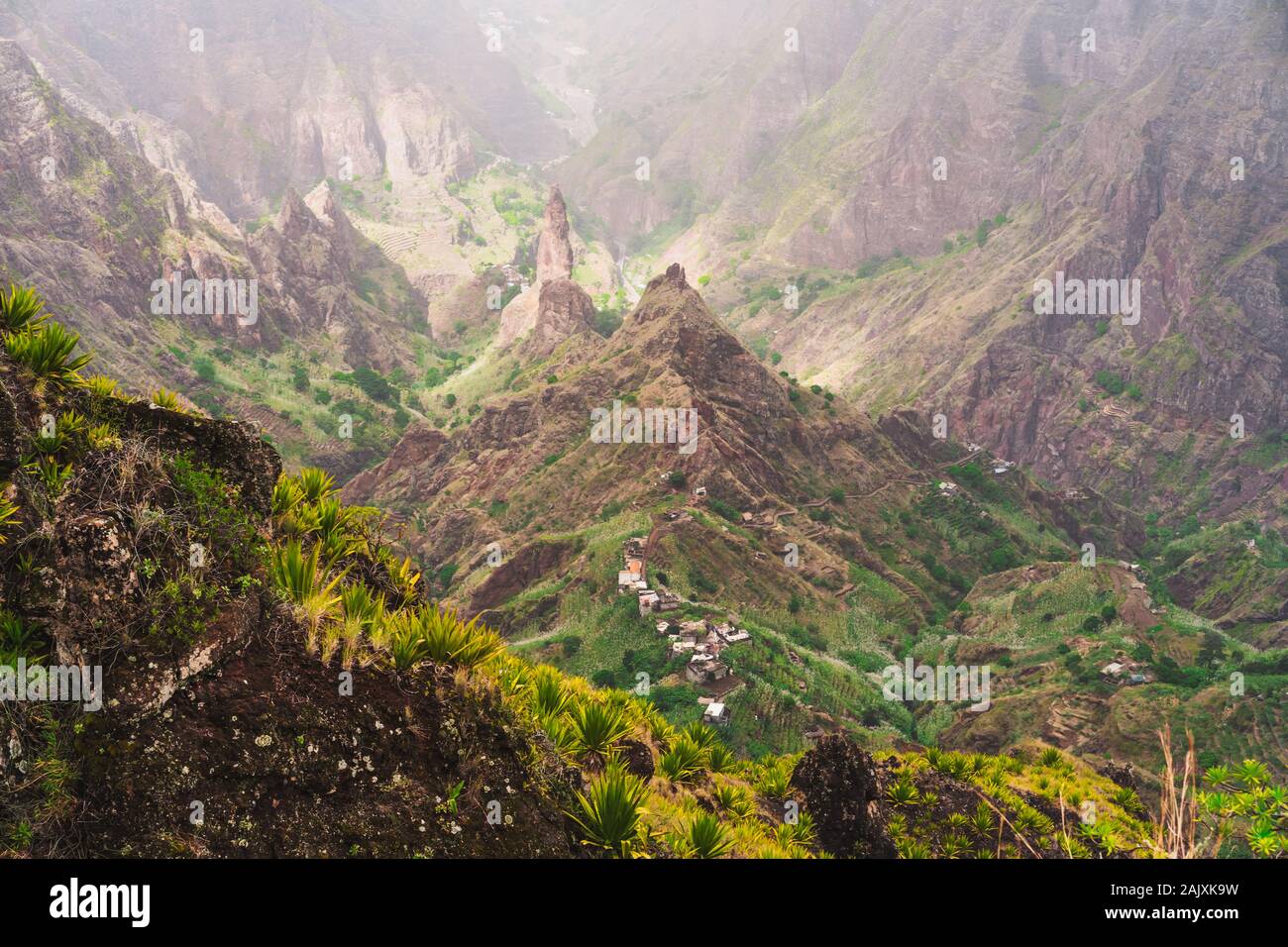 Santo Antao, Cape Verde. Xoxo in the Ribeira da Torre valley ...