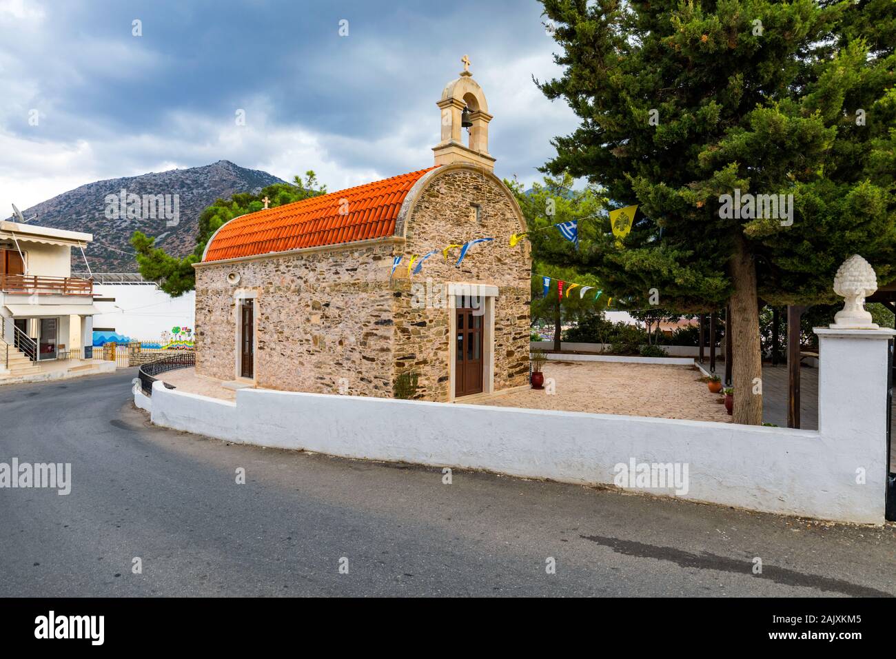 Famous summer resort in Bali village, near Rethimno, Crete, Greece ...