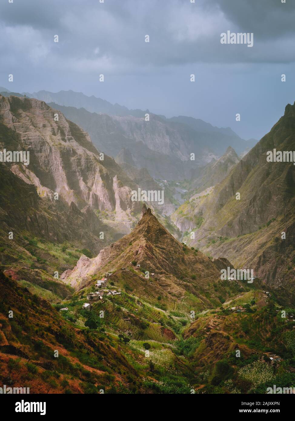 Santo Antao, Cape Verde. Xoxo in the Ribeira da Torre valley ...
