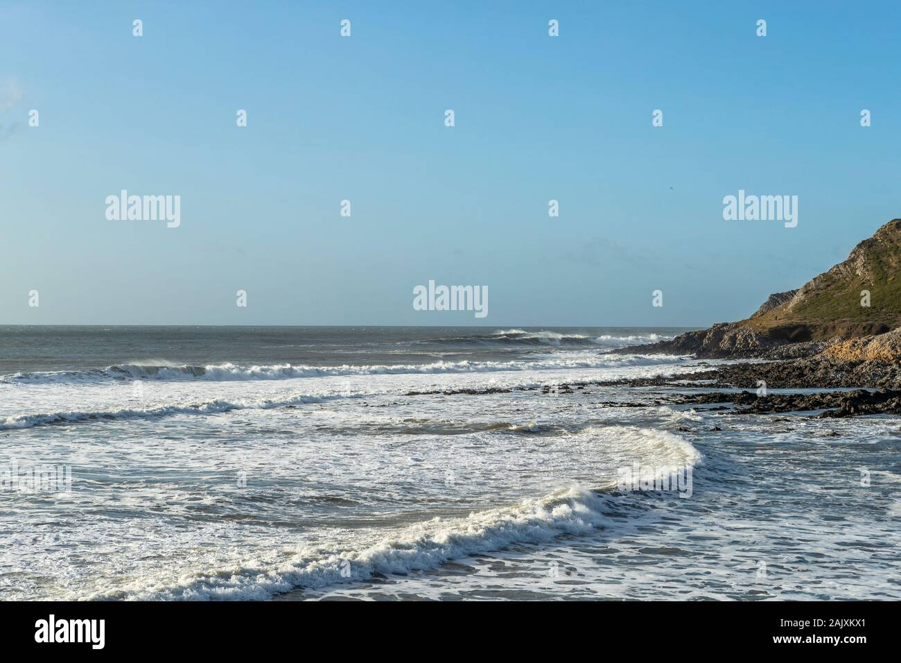 Port Eynon, Gower Peninsula, Wales Stock Photo - Alamy