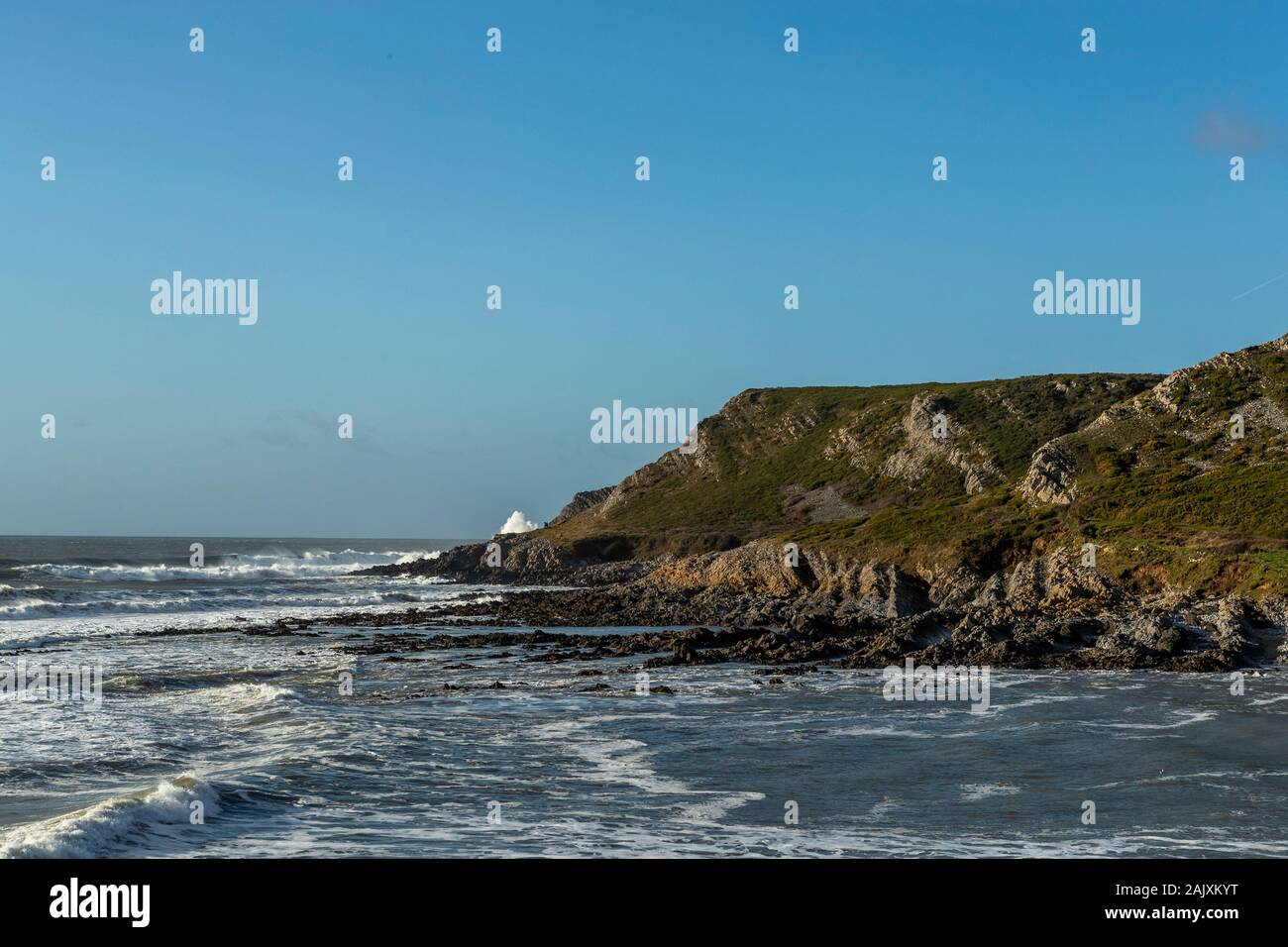 Port Eynon, Gower Peninsula, Wales Stock Photo - Alamy