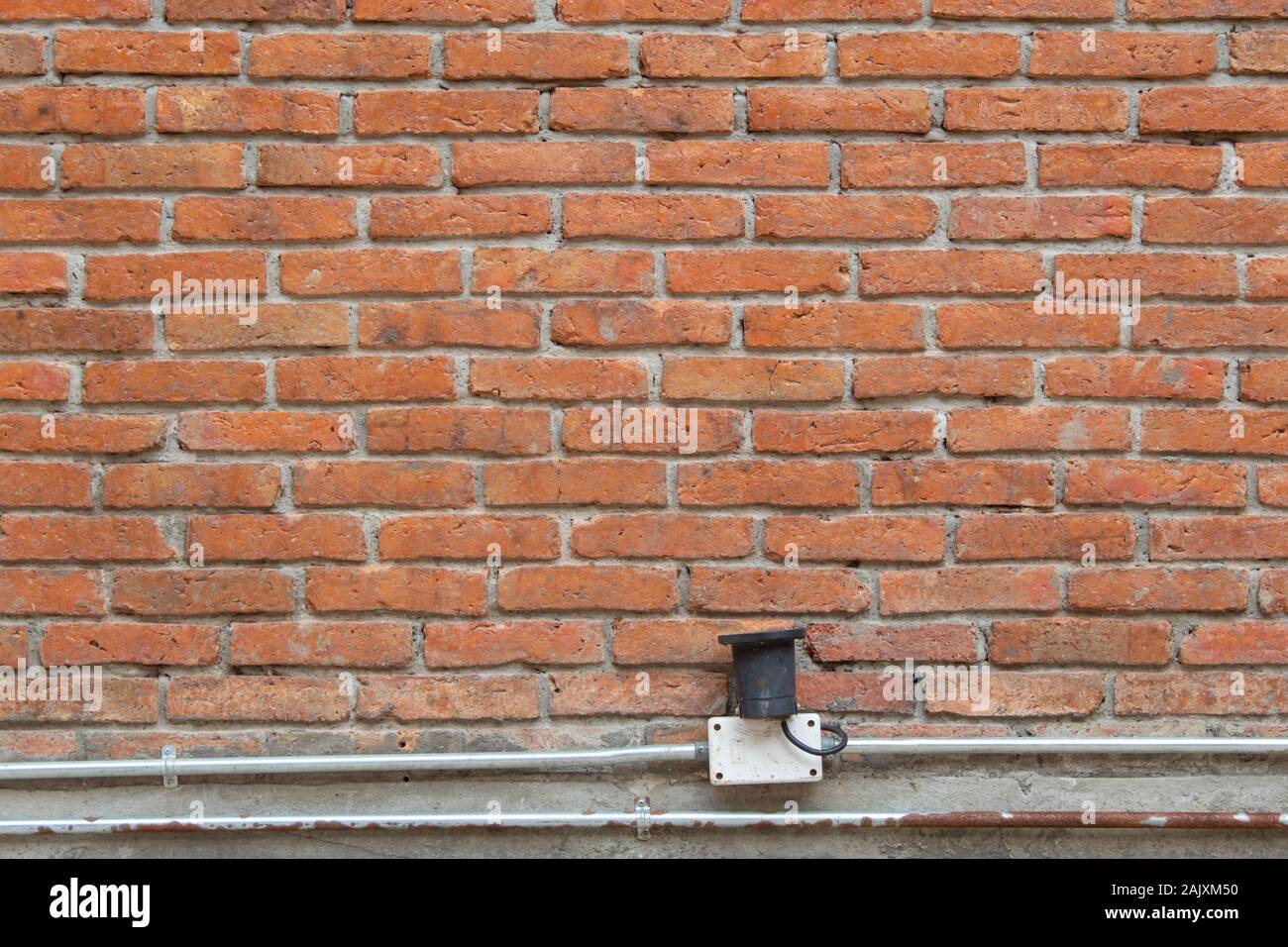 Brick wall block vertical used as background Stock Photo - Alamy
