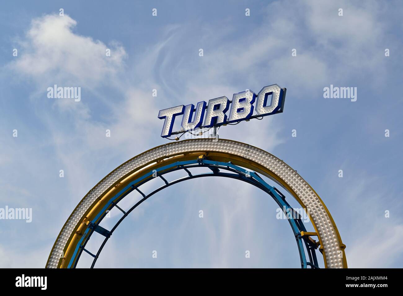 Rides and attraction on Brighton Palace Pier England Stock Photo - Alamy