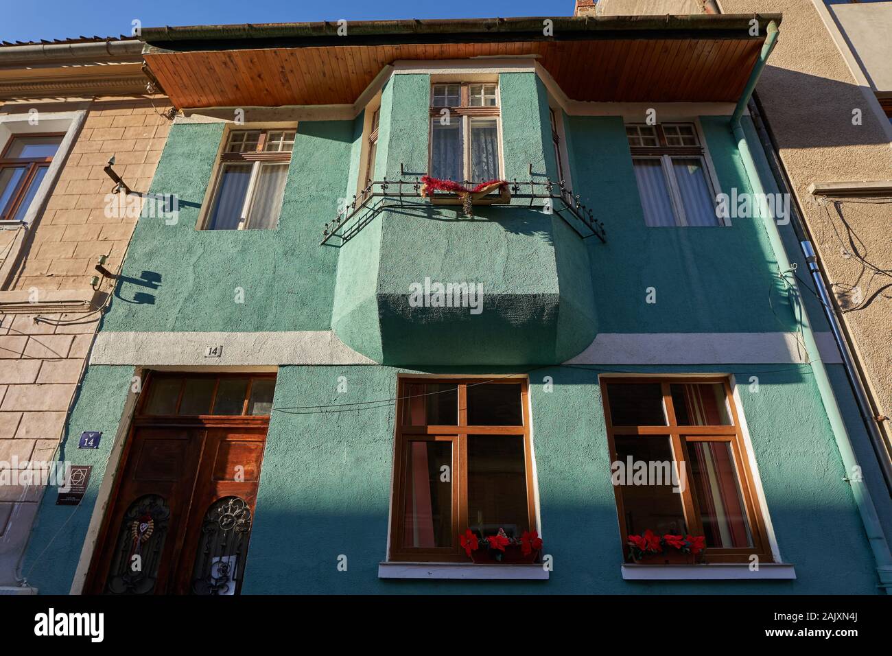 Traditional German house in an old city Stock Photo - Alamy