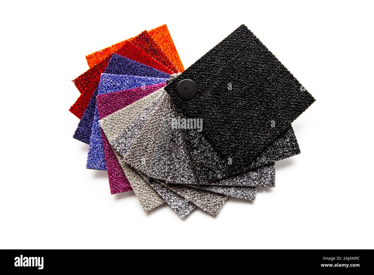carpet samples on white background Stock Photo - Alamy