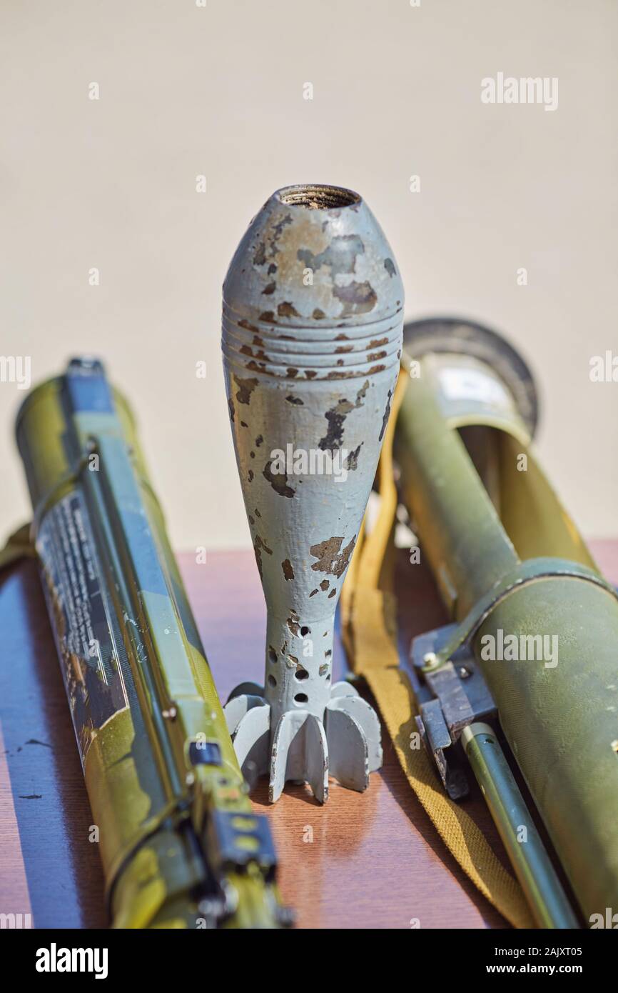 Hand grenade launcher hi-res stock photography and images - Alamy