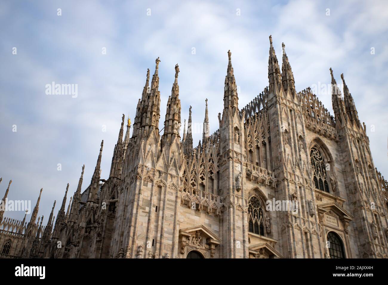 Milan Cathedral, Duomo di Milano, Italy, one of the largest churches in ...