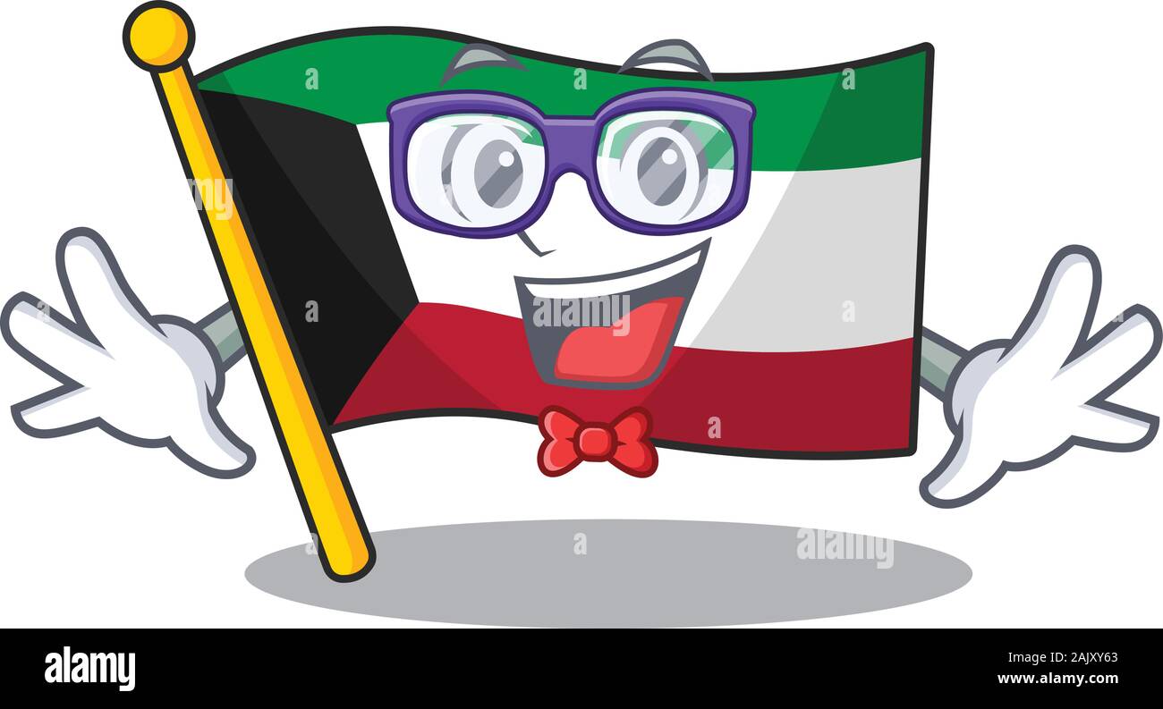 Kuwait fabric flag Stock Vector Images - Alamy