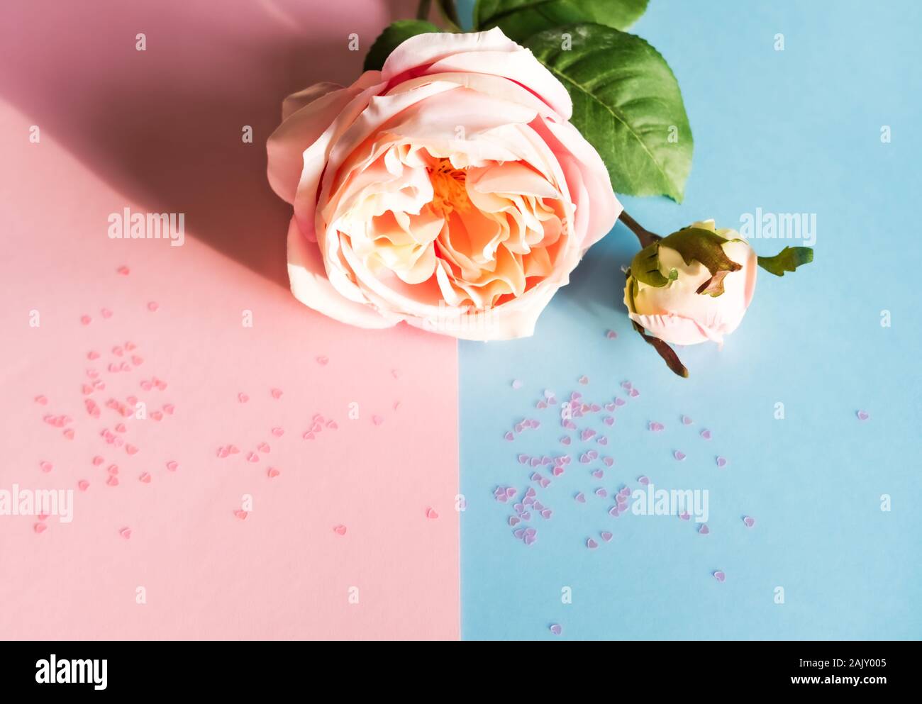 Artificial pink roses background Stock Photo - Alamy