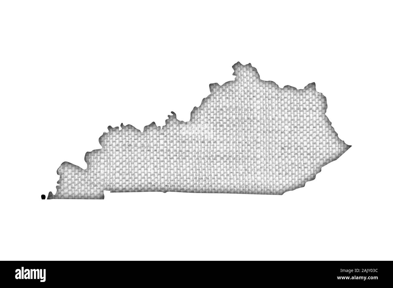State map outline kentucky Black and White Stock Photos & Images - Alamy