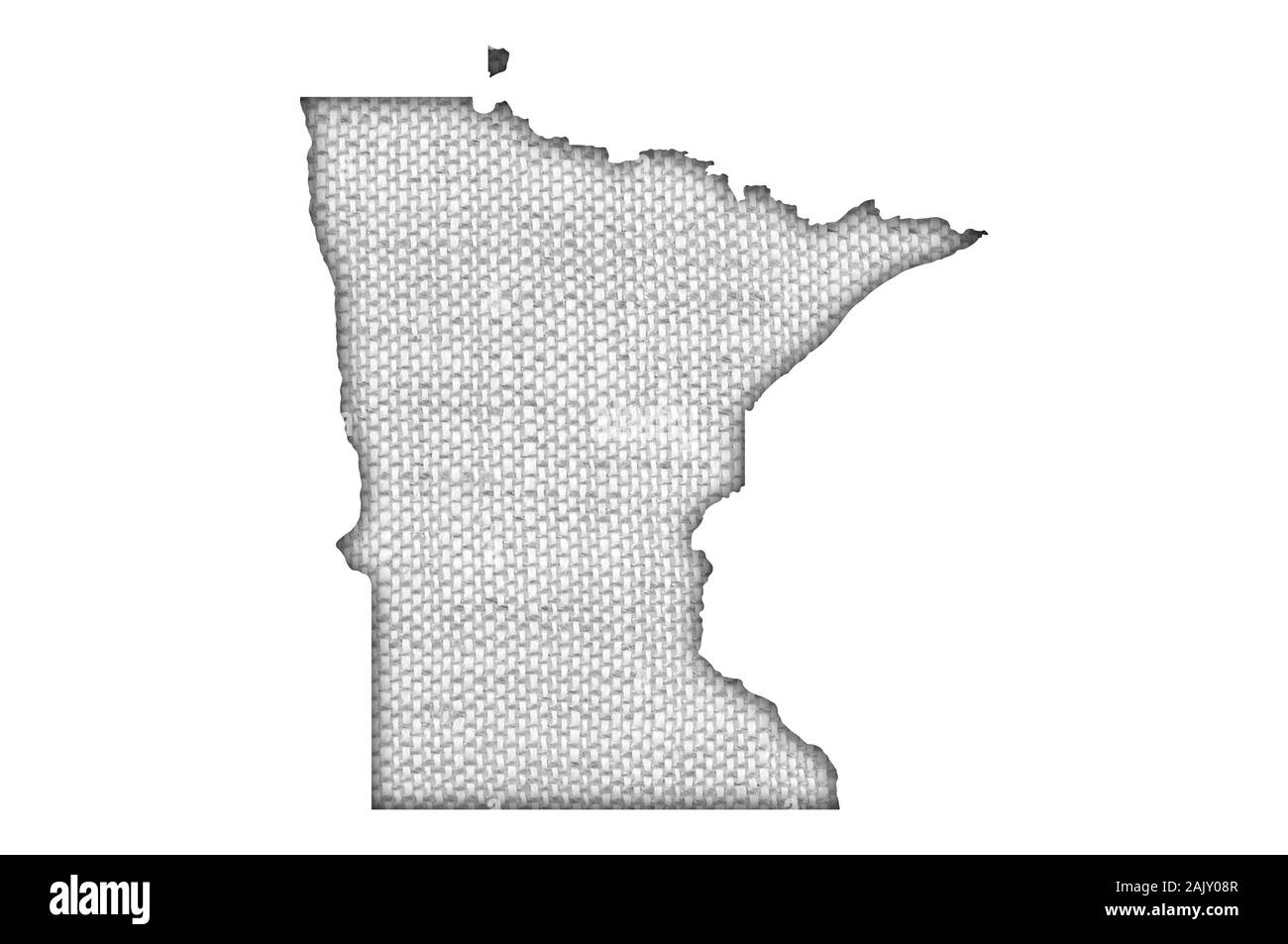 Old Map Of Minnesota Cut Out Stock Images & Pictures - Alamy