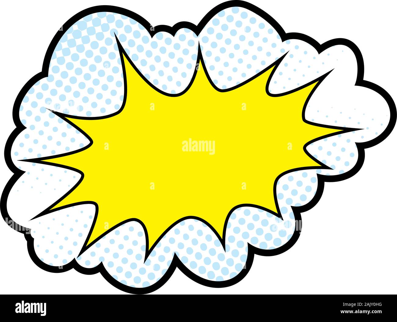 explosion yellow color pop art style icon Stock Vector Image & Art - Alamy