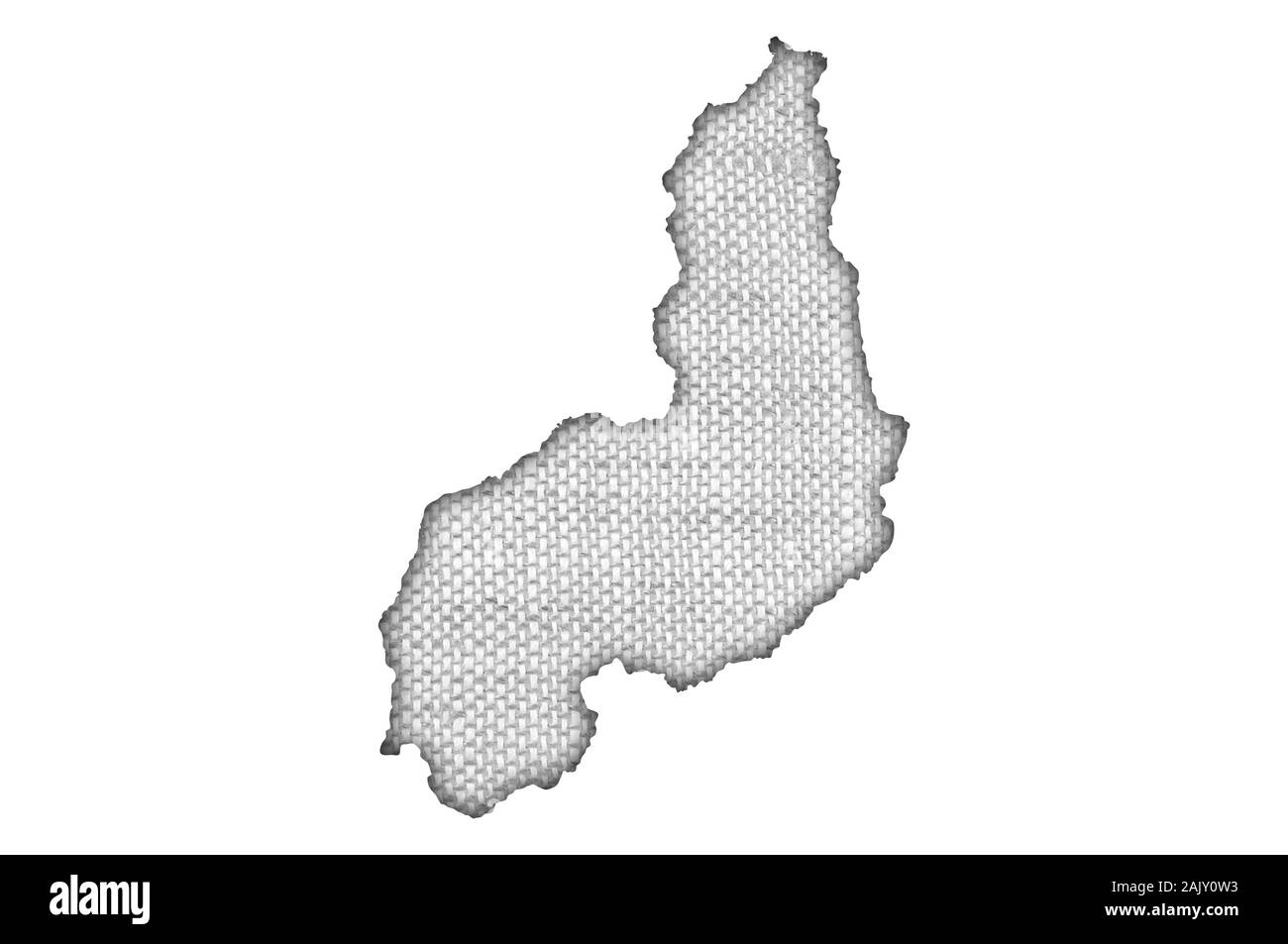 Map of Piaui on old linen Stock Photo - Alamy