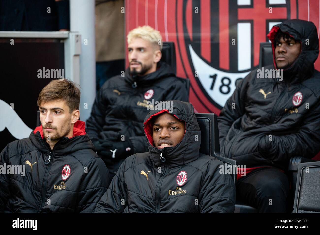 Samuel castillejo milan and frank kessie milan hi-res stock photography ...
