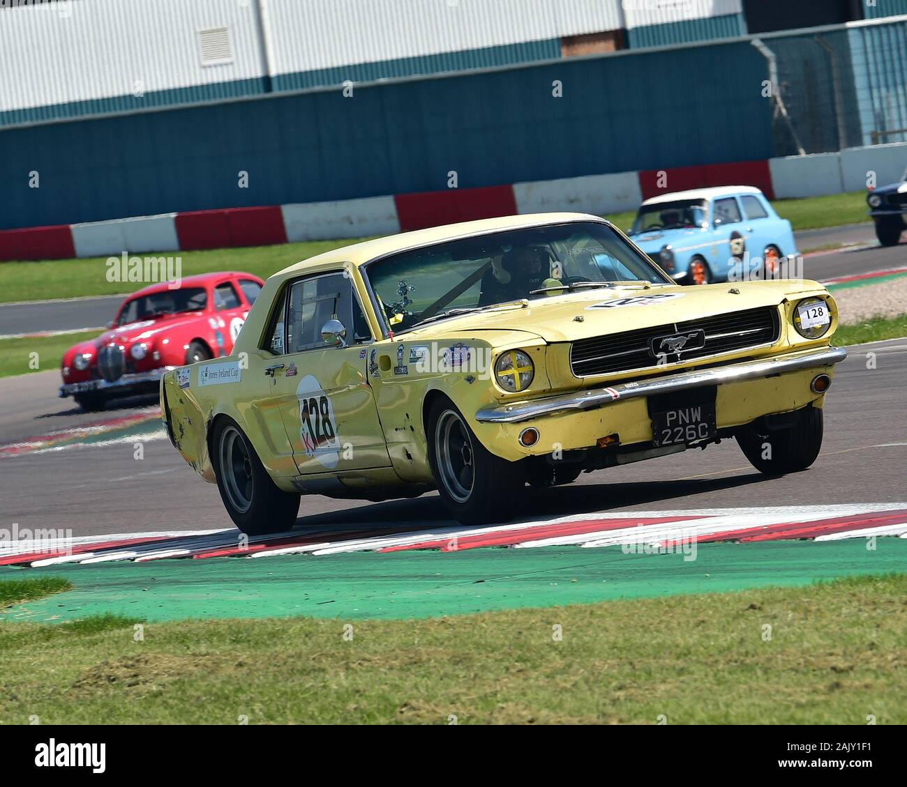 Alex Thistlewayte, Michael Grayer, Ford Mustang, HRDC, Coys 100 Trophy ...