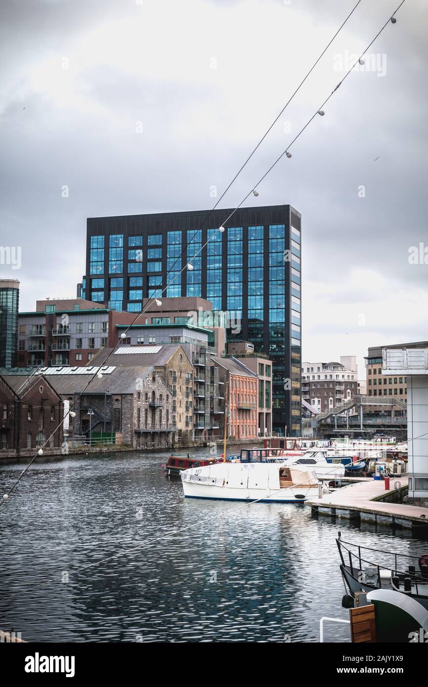 Dublin, Ireland - February 12, 2019: View of the Google headquarters in ...