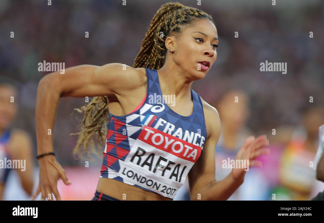 Estelle Raffai (French) during the 5nd Heats of the 200 m Women of the ...