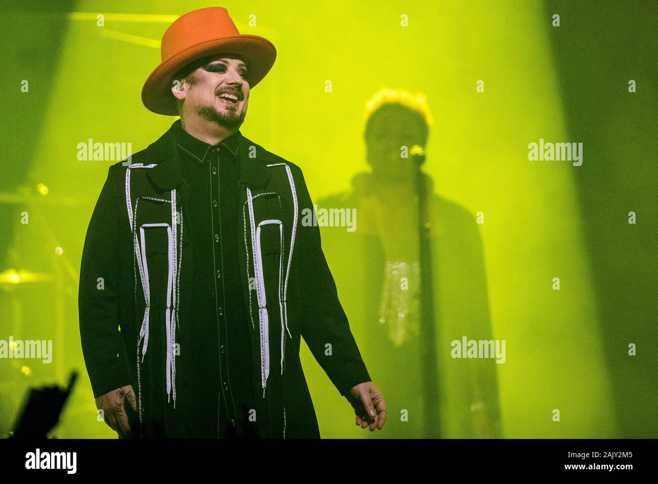 Vejle, Denmark. 13th, April 2019. The English singer and songwriter Boy ...