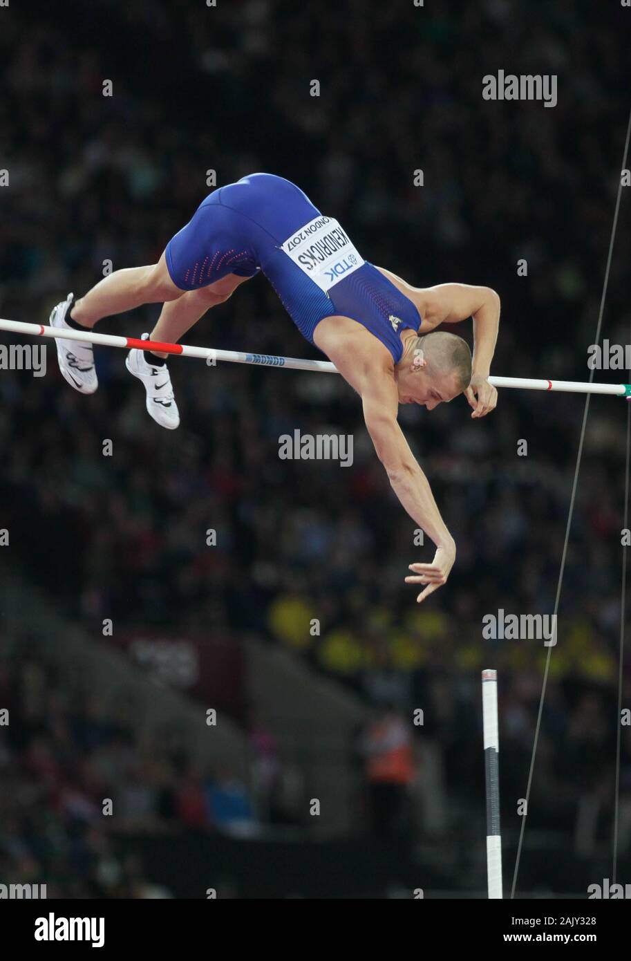 Sam Kendricks (USA) during the Final Pole Vault Men of the IAAF World ...