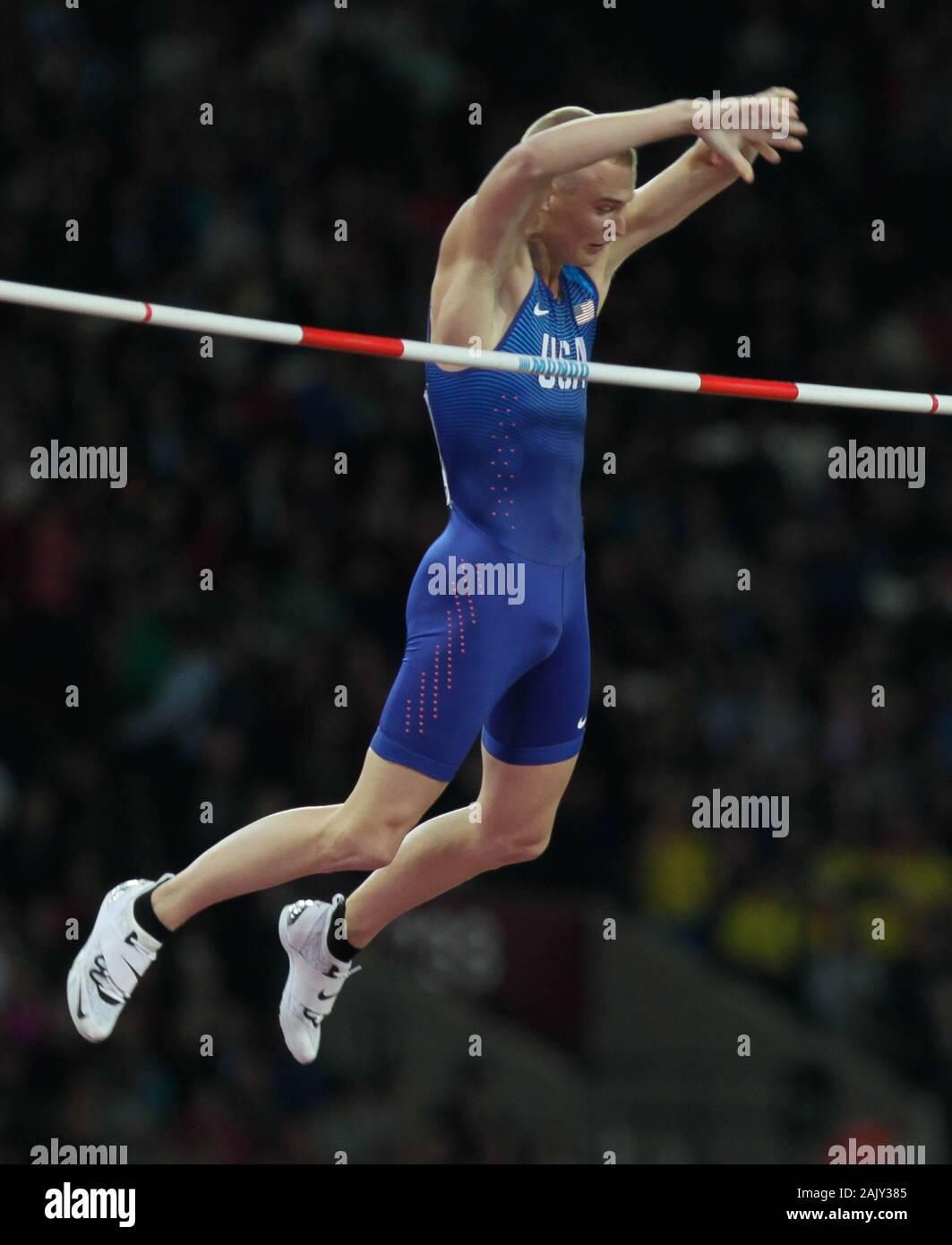 Sam Kendricks (USA) during the Final Pole Vault Men of the IAAF World ...