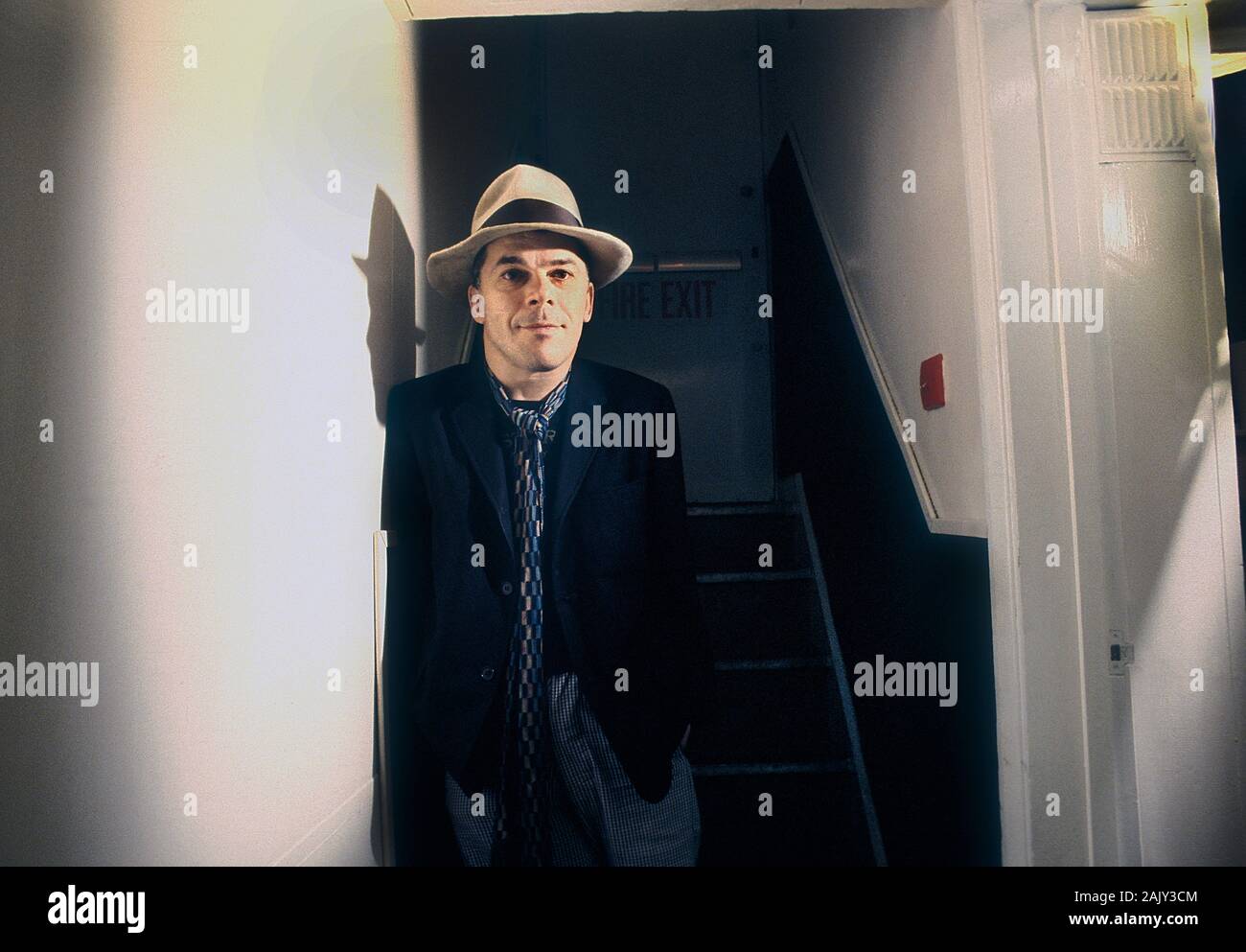 Ian Dury in a London Recording Studio in 1980 Stock Photo - Alamy