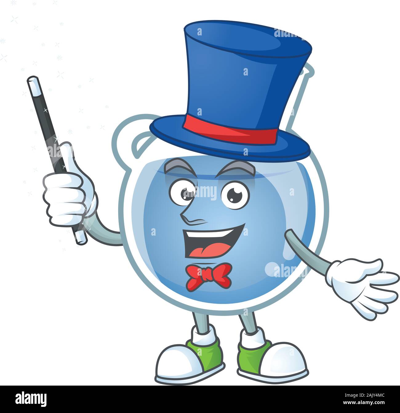 A picture of blue potion performance as a Magician Stock Vector Image ...