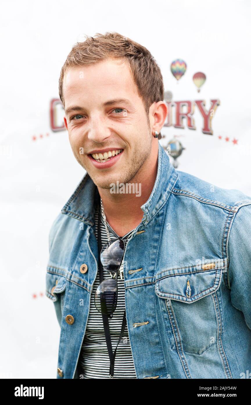 English singer/songwriter and guitarist, James Morrison backstage at ...
