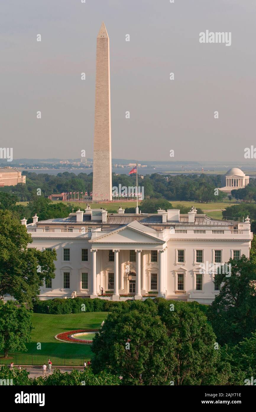 Official residence of the president of the united states hi-res stock ...