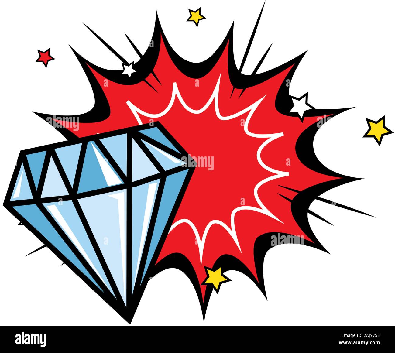 Pop explosion funny humour comic comic Stock Vector Images - Alamy