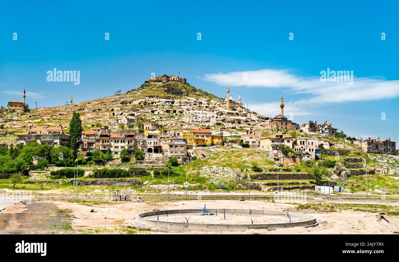 Nevsehir Castle in Cappadocia, Turkey Stock Photo - Alamy