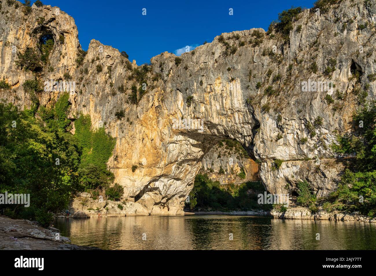 Bridge over river ardeche hi-res stock photography and images - Alamy