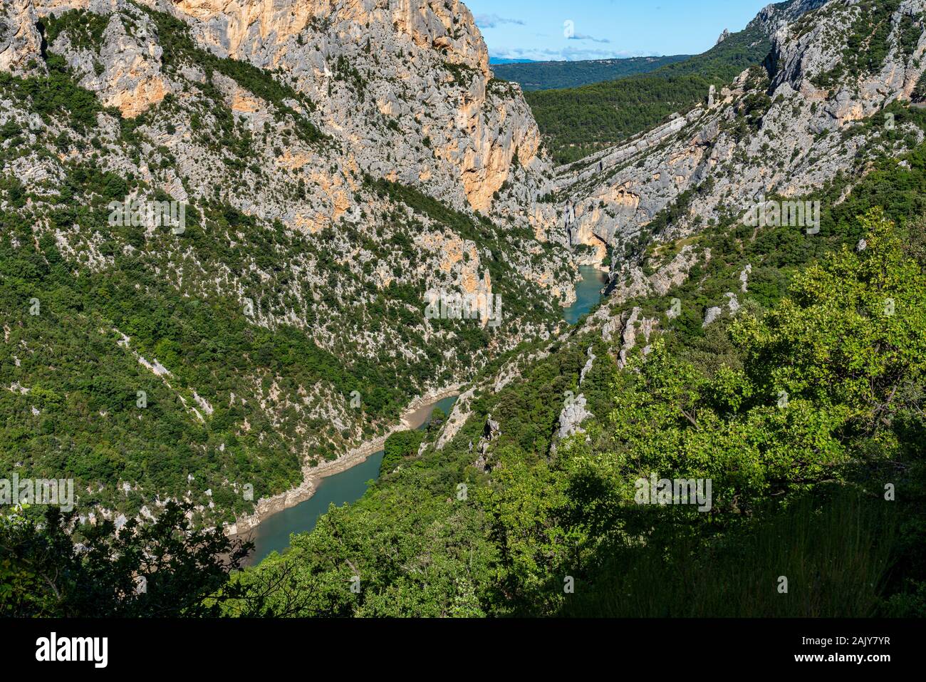 Verdon Gorge, Gorges du Verdon, amazing landscape of the famous canyon ...