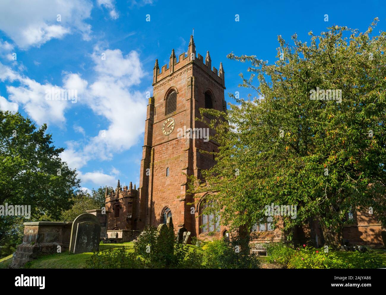 All Saints' Church at Claverley, Shropshire Stock Photo - Alamy