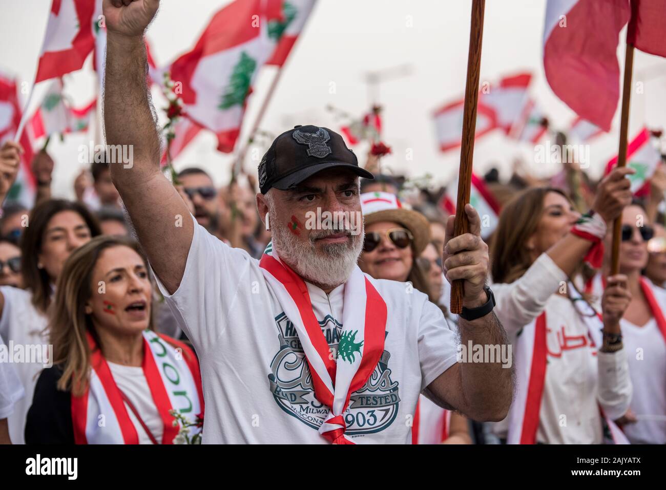 Lebanon Revolution and Independence Day Event 2019 Stock Photo - Alamy