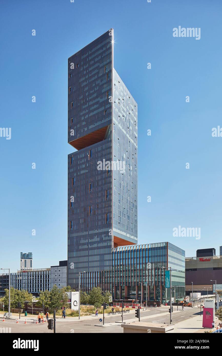 View of building from street. The Stratford, London, United Kingdom ...