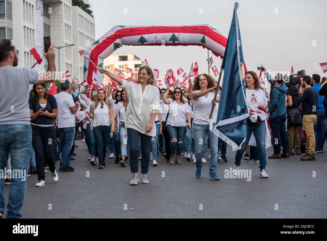 Lebanon Revolution and Independence Day Event 2019 Stock Photo - Alamy
