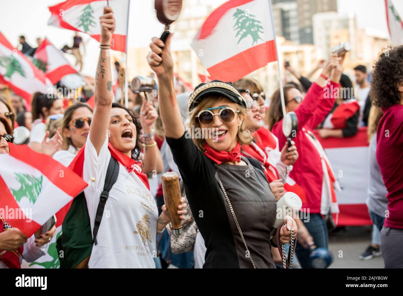 Lebanon Revolution and Independence Day Event 2019 Stock Photo - Alamy