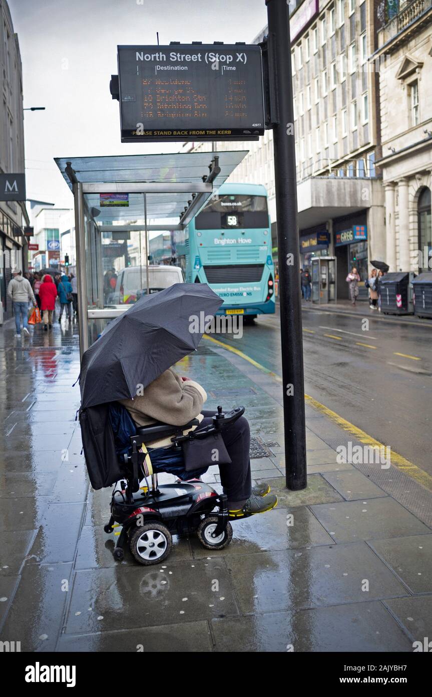 Waiting For Bus Rain High Resolution Stock Photography and Images - Alamy