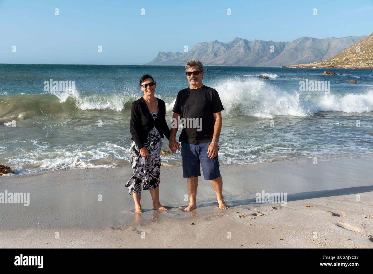 Rooiels, Western Cape, South Africa. December 2019, Holidaymakers on ...