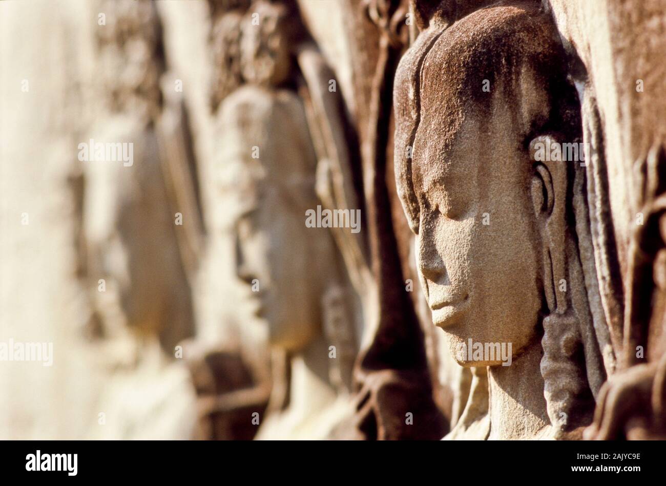 Angkor wat carvings hi-res stock photography and images - Alamy