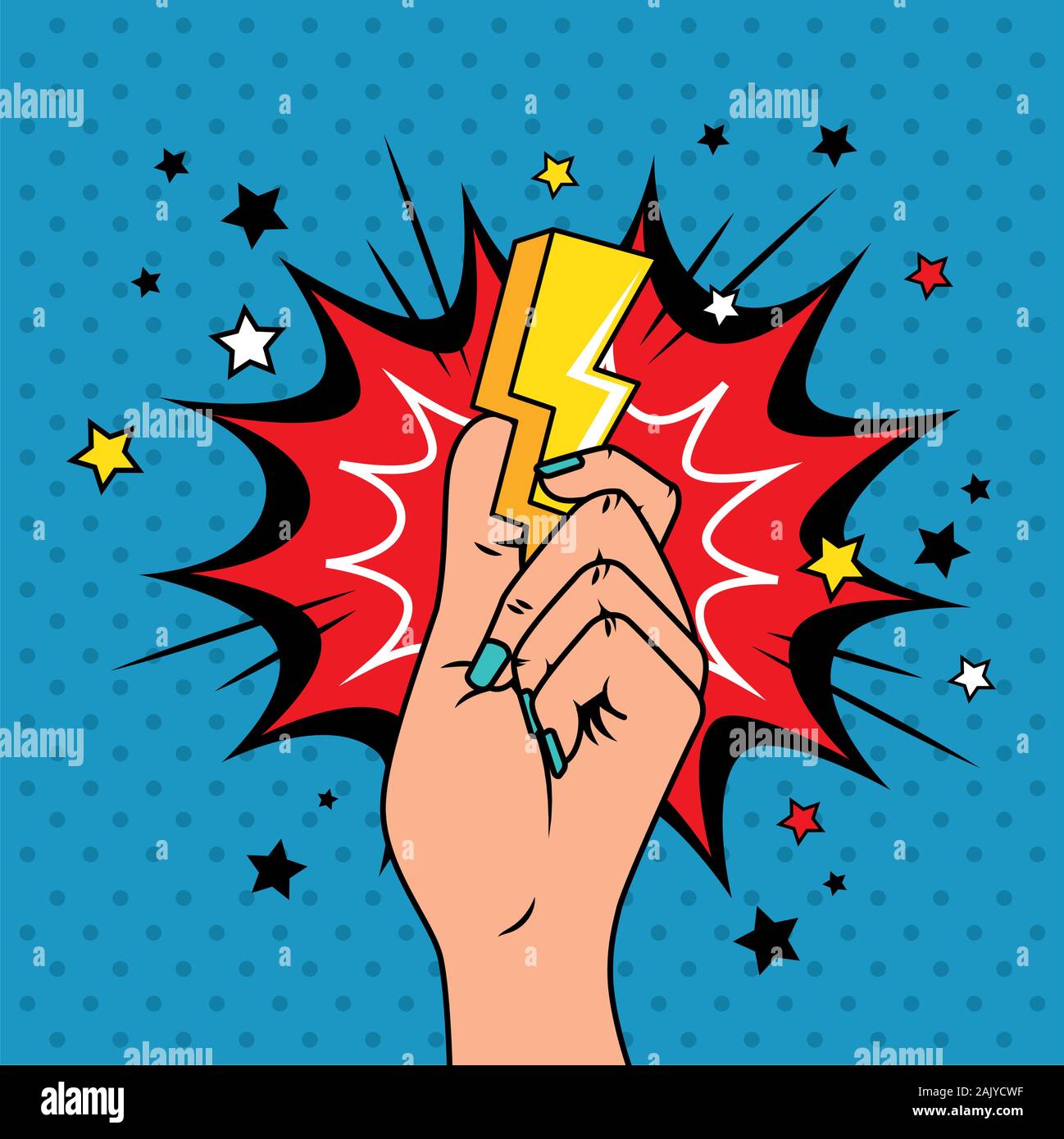 Pop explosion funny humour comic comic Stock Vector Images - Alamy