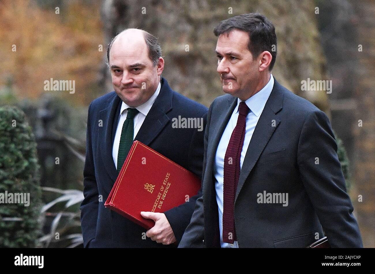 Defence secretary ben wallace left arrives in downing street london hi ...