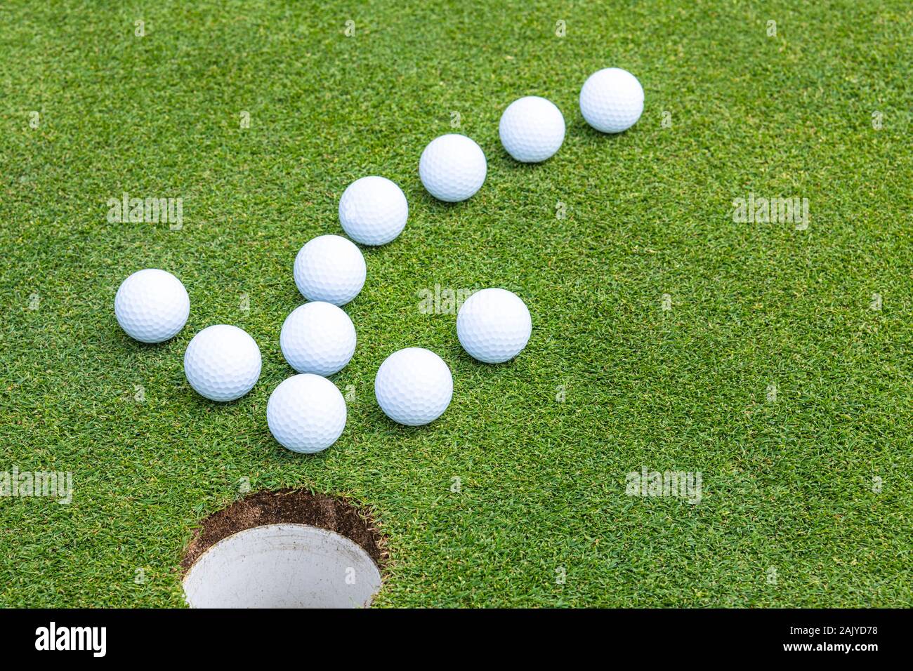 Golf is a one ball target game hi-res stock photography and images - Alamy