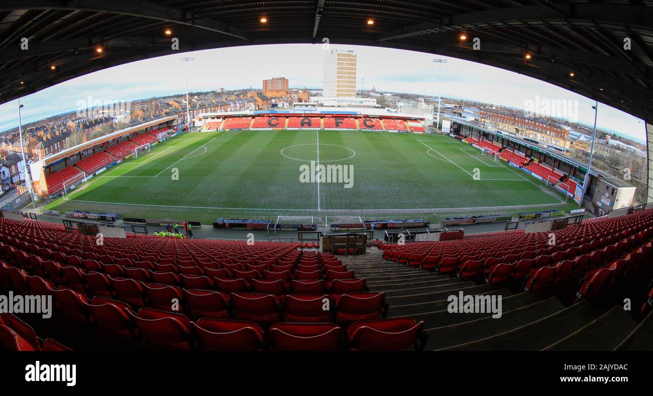 5th January 2020, Alexandra Stadium, Crewe, England; Emirates FA Cup ...