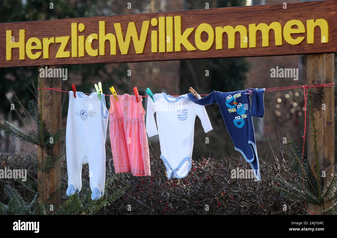 Crivitz, Germany. 20th Dec, 2019. In front of the MediClin hospital at ...