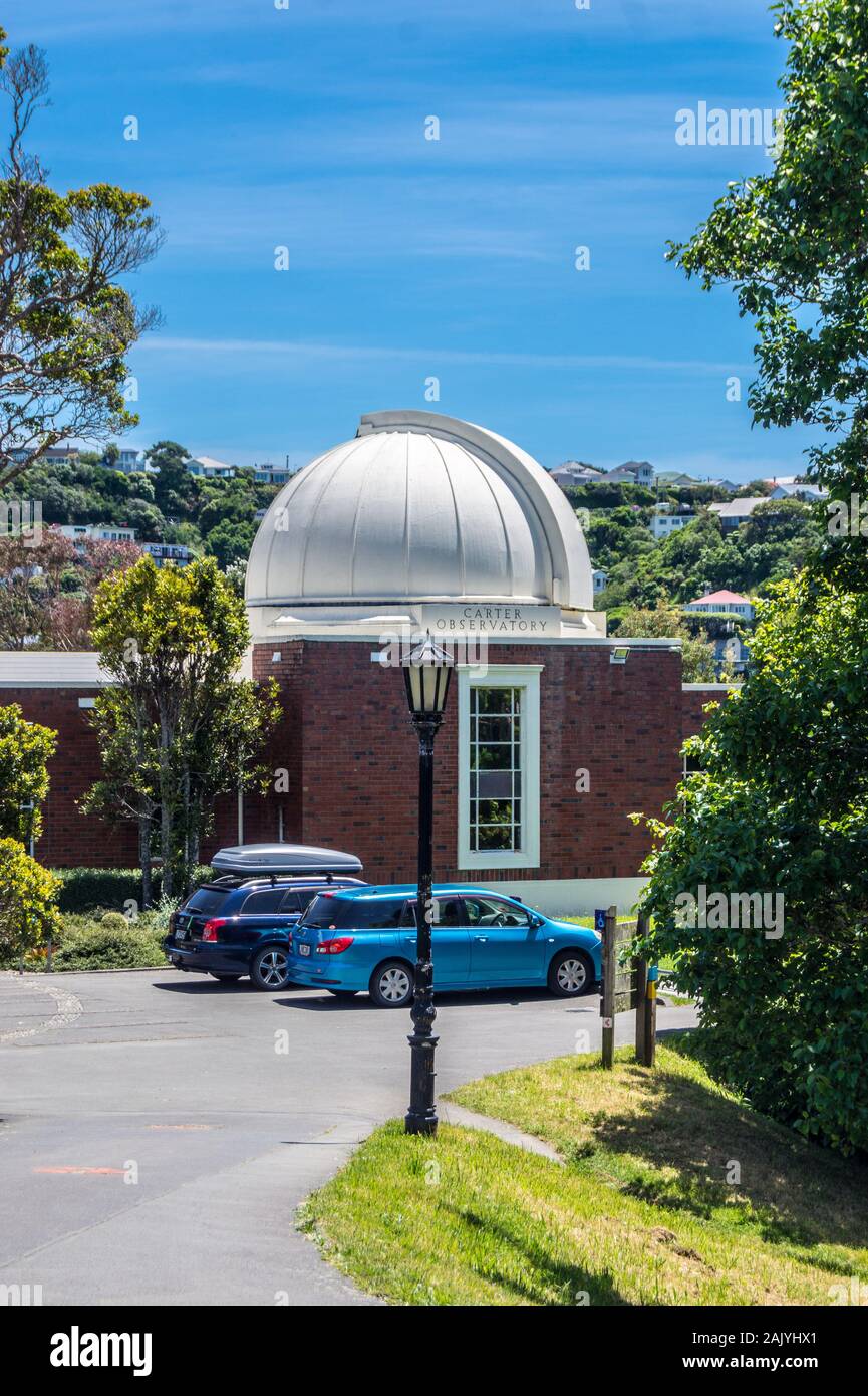 Carter Observatory, Botanic Garden, Wellington, New Zealand Stock Photo ...