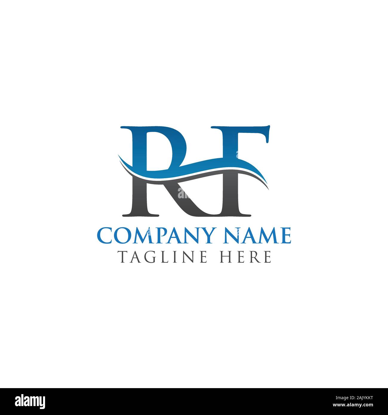 Initial Letter RF Logo Design Vector Template. RF Letter Logo Design ...