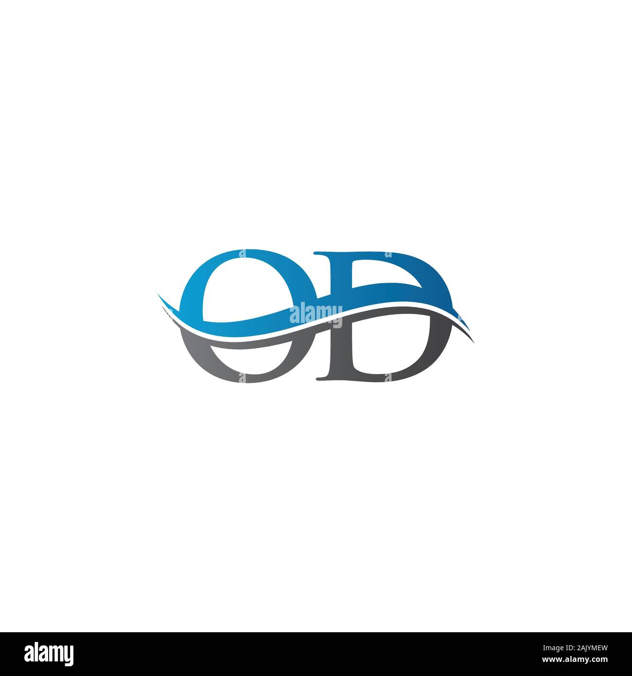 Initial Letter OD Logo Design Vector Template. OD Letter Logo Design ...