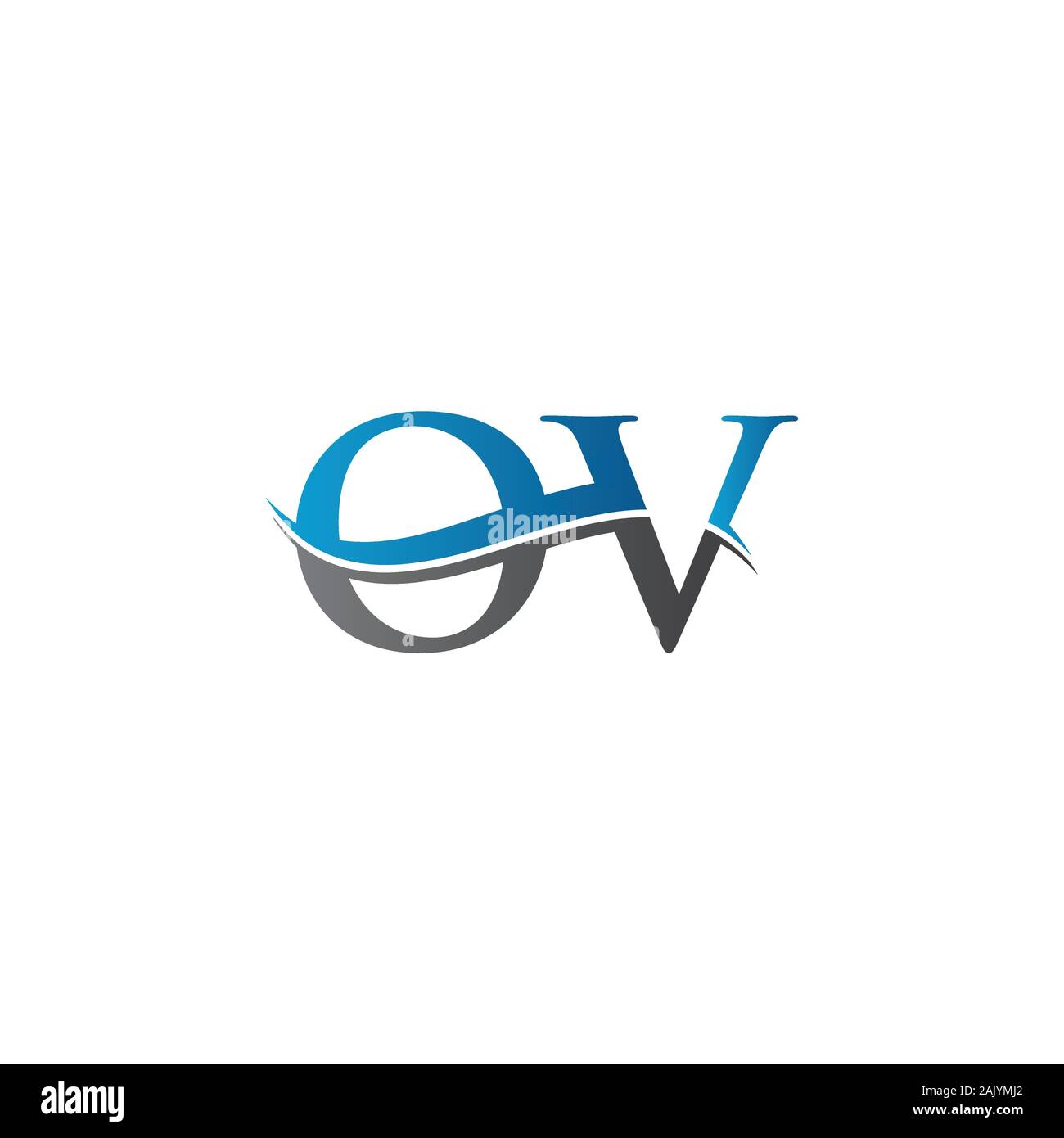 Initial Letter OV Logo Design Vector Template. OV Letter Logo Design ...